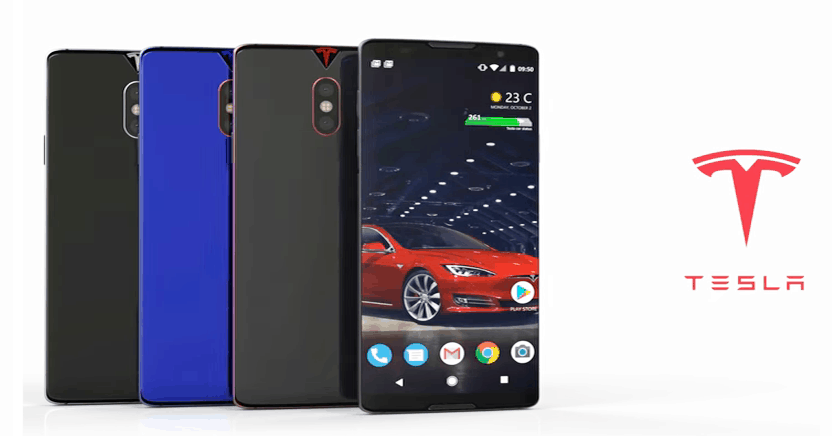 BRAND NEW Tesla Smartphone Spotted: 6GB RAM, SND 845, bezel-less