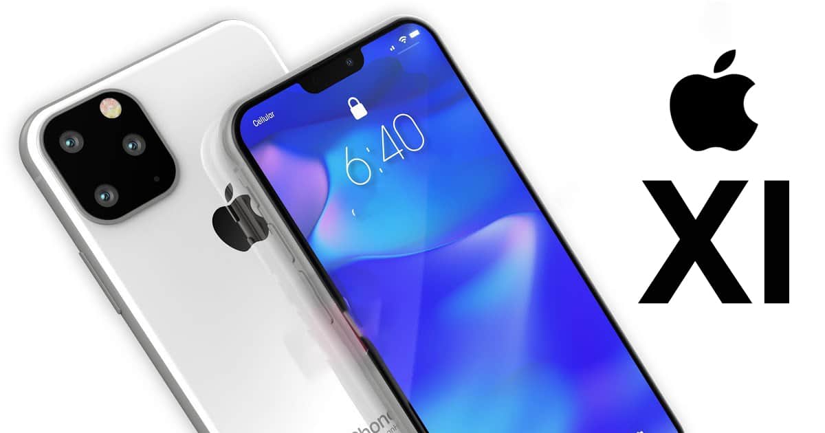 Apple iPhone XI: 6.1'' Super Retina OLED, Apple A12X CPU, triple cams!