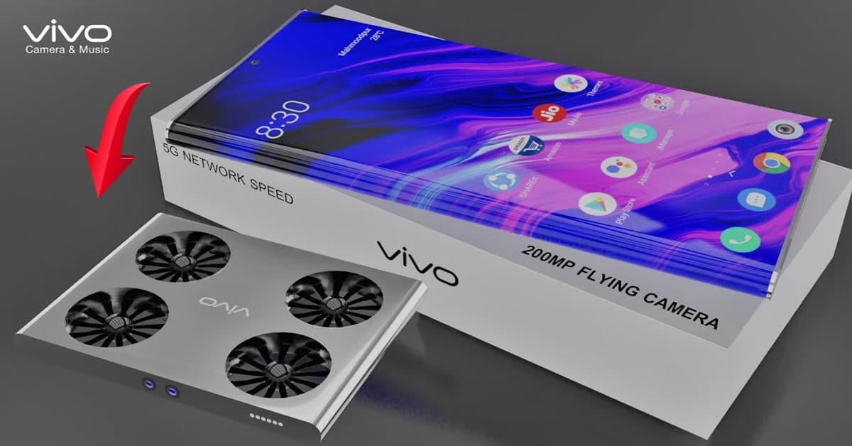 Vivo Fly Max full specs: 12GB RAM, Flying 200MP Cameras!