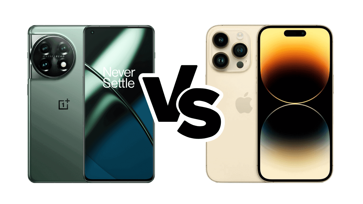 OnePlus 11 vs. Apple iPhone 14 Pro Max Comparison